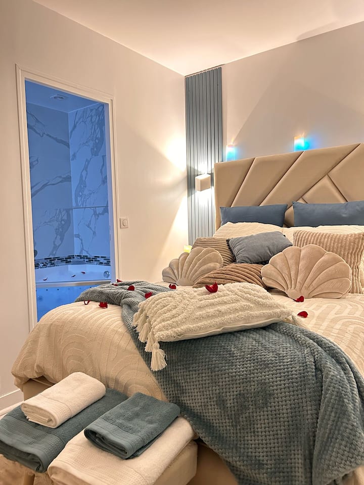 Luxueux Appartement Jacuzzi Proche De Paris - Yvelines