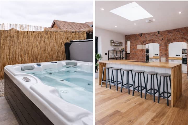 Large Family House, Cinema, Hot Tub, Sleeps 17. - Angleterre