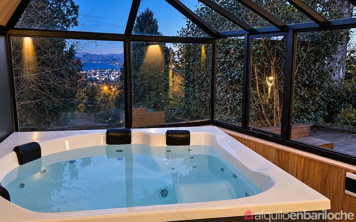 Casa Ruka Doc: Vista Al Lago Y Jacuzzi Privado - San Carlos de Bariloche