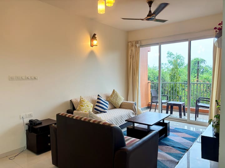 Delightful 2br Apt Near Airport - Goa