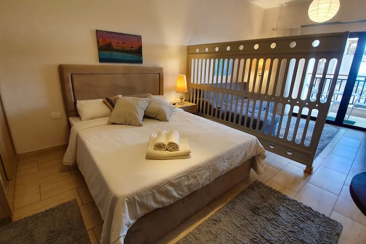 Luxury Redsea Studio W/pool Accs - Gurdaka