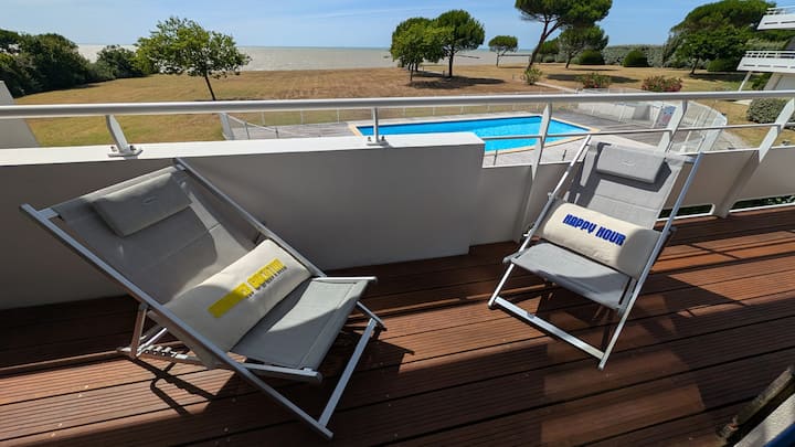T3 Splendide Vue Mer, Piscine Et Accès Plage - Châtelaillon-Plage