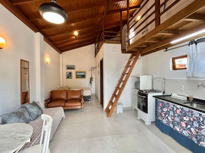 Minicasa Arara Azul Com Mezanino - Bombinhas