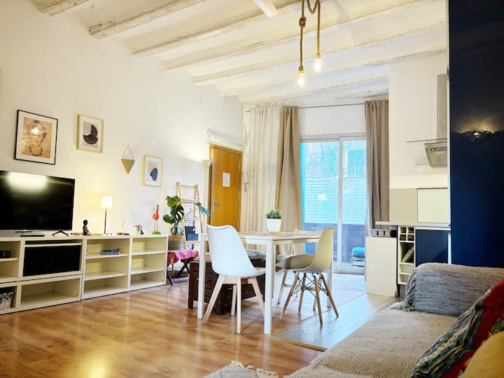 Moderno 2 Dorm + Terraza A 5 Min De La Playa - Barcelone