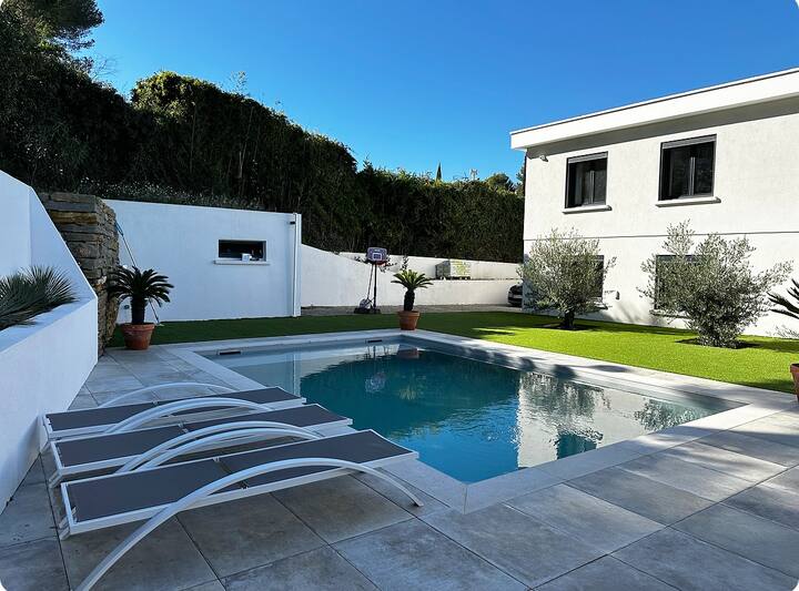 5 Chamb, Studio Ind, Piscine Chauffée, Jacuzzi - Cassis