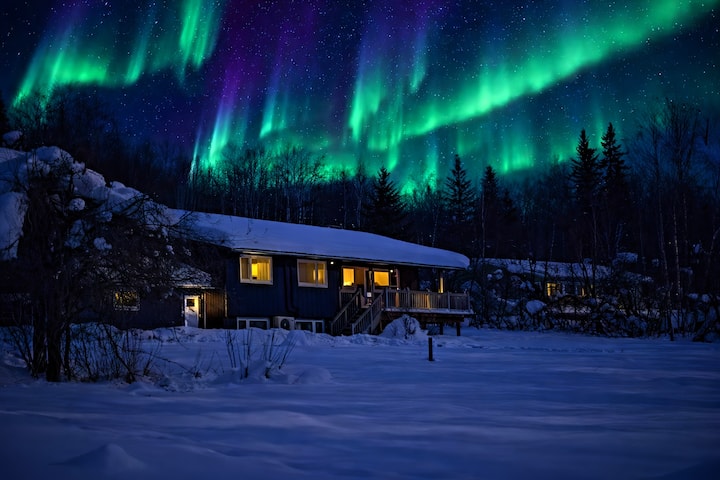 Spacious Aurora Retreat | Hottub + Sauna + Hilltop - Fairbanks, AK