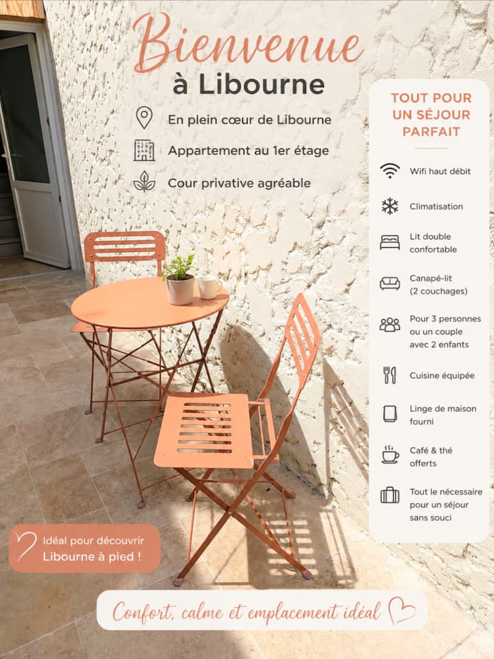 Bel Appartement Central, Proche Gare - Libourne