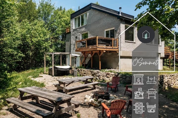 Ô Sommet -Montcalm Ski, Sauna, Spa & Salle Jeux - Rawdon