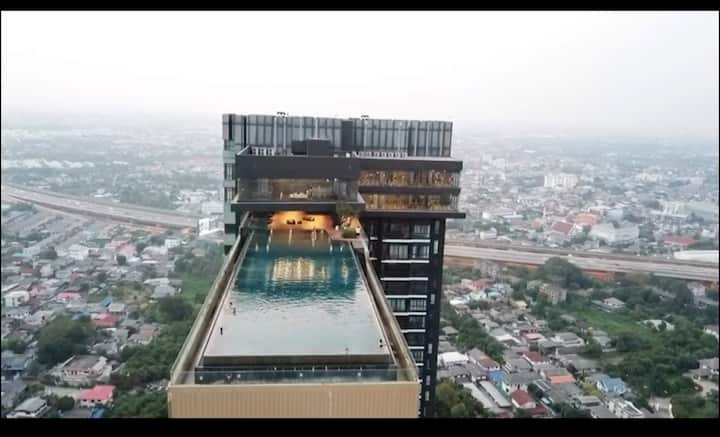 抖音公寓 Skypool Gym 零距离地铁 河景 靠近医院大学 - Bangkok