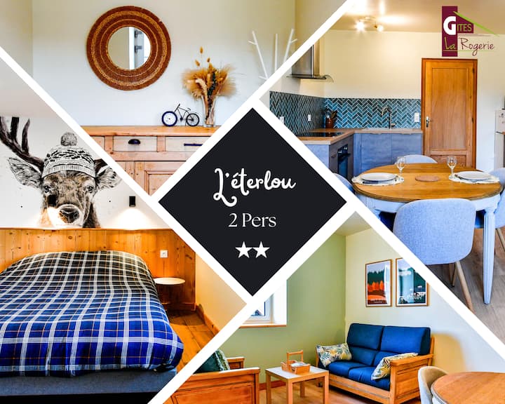 Gîte "L'éterlou" La Rogerie : 2 Personnes - Clairvaux-les-Lacs