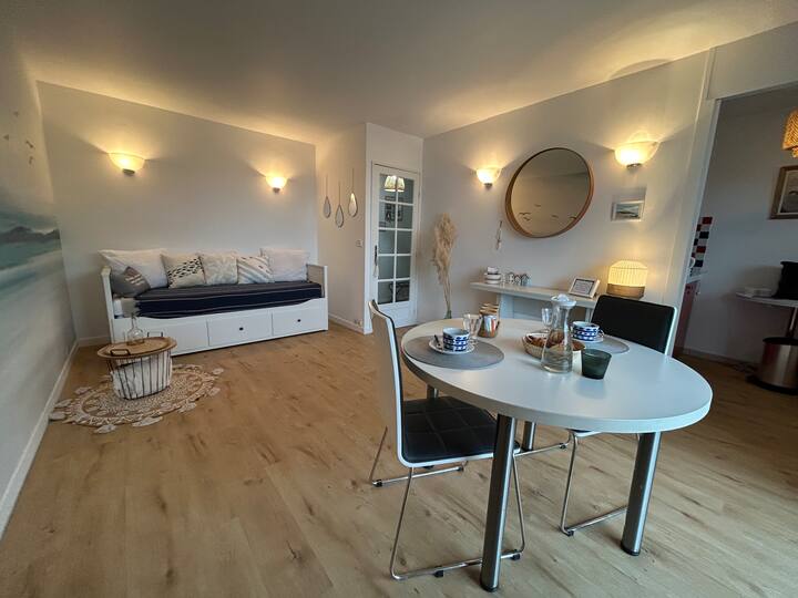 Appartement Vue Mer/balcon/parking Privé - Quend Plage