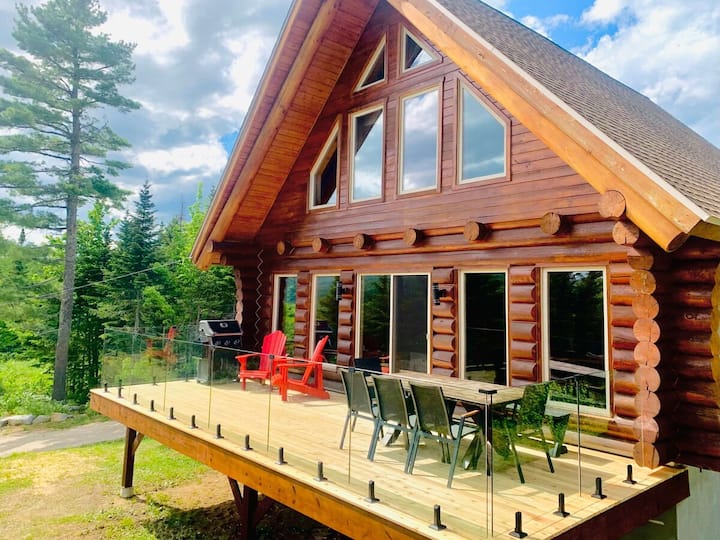 Chalet Bois Rond 10: Spa, Terrasse & Vue - Charlevoix