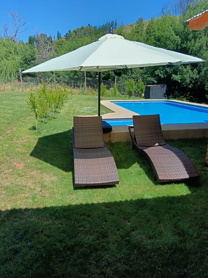 Parcela Landhaus 4. Piscina Privada Por Cabaña - Quillón