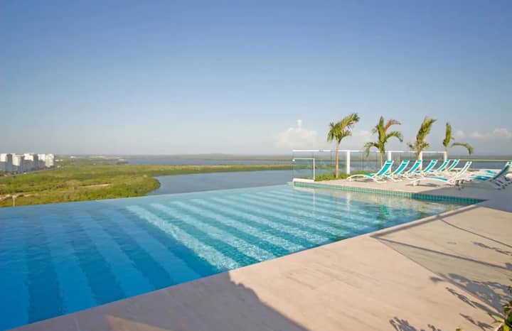 Cartagena Cielo Mar Apartment Steps From The Beach - Cartagena