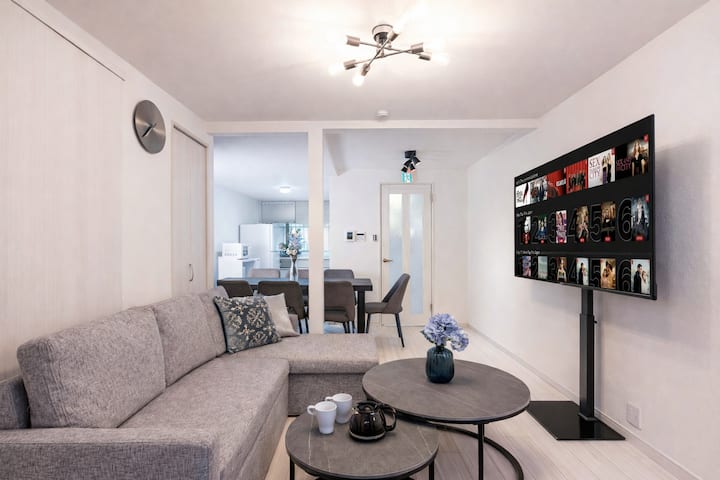 4min To Namba By Train/2 Sta./easy Access/camellia - Osaka