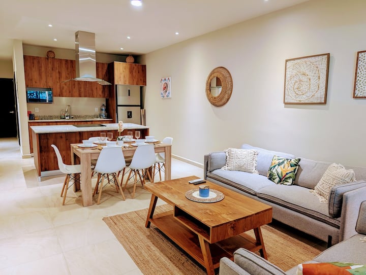 Apartamento Excepcional - 3 Recámaras - Playa del Carmen