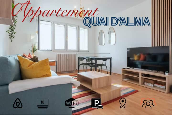 Agréable Appart, Idéalement Situé Parking Gratuit - Mulhouse