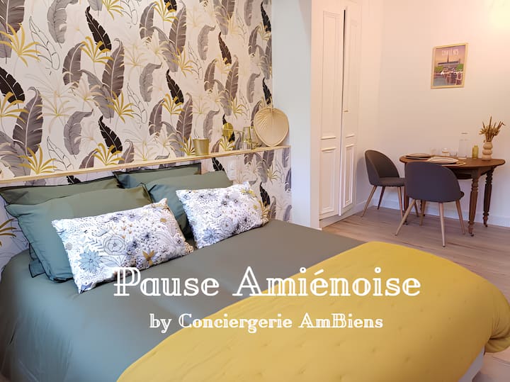 Pause Amiénoise-300m Centre & Gare-chaleureux - Amiens