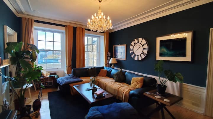 Stunning Grand Flat- Leith Walk - Edimburgo