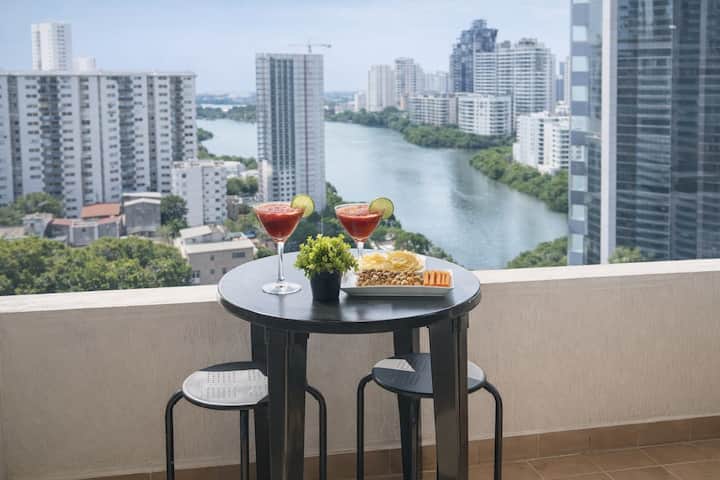 Sea Views & Relaxation | Gym + Wi-fi - Cartagena de Indias