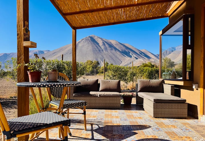 Casa Cabaña “Diaguitas”con Terraza/mira Estrellas - Vicuña