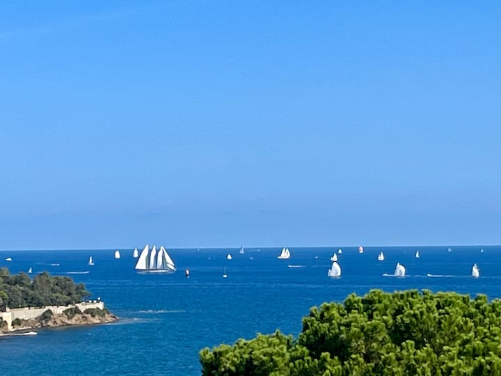Duplex Climatisé, Terrasse Vue Mer Avec Piscine - Sainte-Maxime
