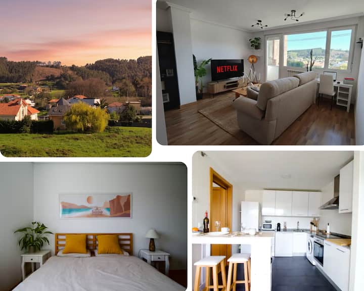 Apto 1 Hab | Playa & Mascotas | Tranquilo Miengo - Polanco