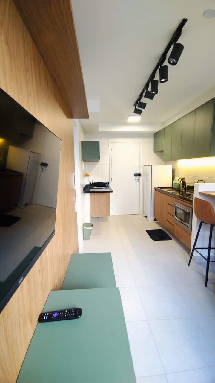 Apto Novíssimo, Vista Livre E Confortável! Z Sul - Santo Amaro