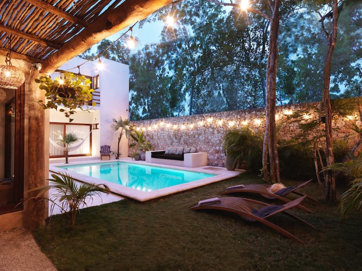 Maison Dans La Jungle Maya - Tulum