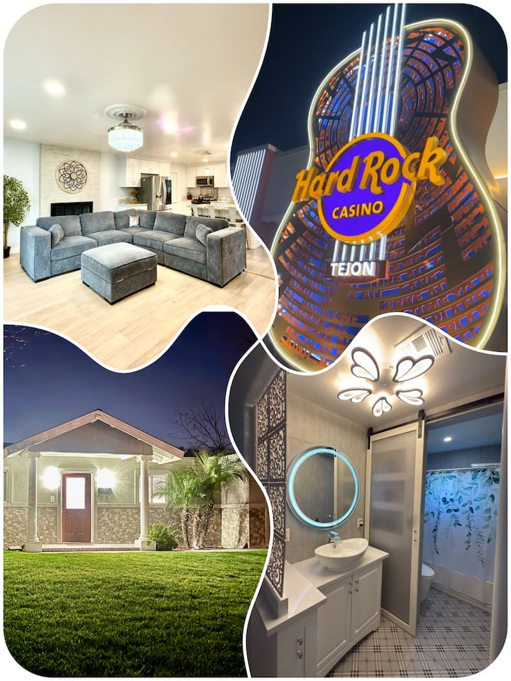 3br/2ba|k Bed |Big Tvs |Netflix |Hard Rock Casino - Bakersfield, CA