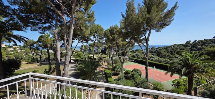 Vue Mer Terrasse Tennis Résidence Standing - Hyères