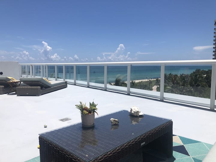 Condo On Miami Beach With Huge Private Terrace. - Miami Beach, FL