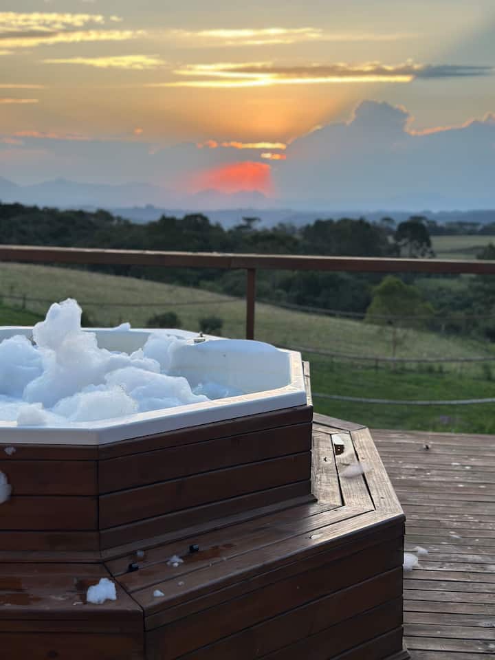 Chalé Para Casal Com Jacuzzi Em Fazenda - Bom Retiro