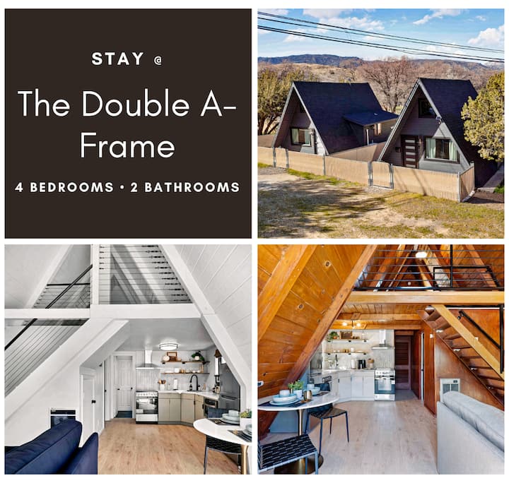 2 Charming New A-frame Homes W/ 6 Beds Near Lake - Lake Isabella, CA