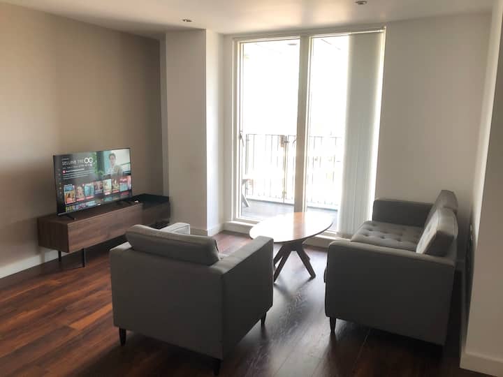 Modern Manchester City Center Private Double Room - イギリス マンチェスター