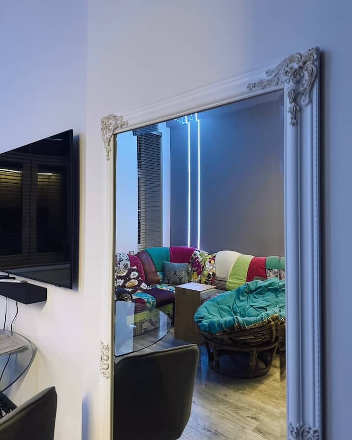 Marijas St | 1br | Round Bed | Walkable To Oldtown - Riga