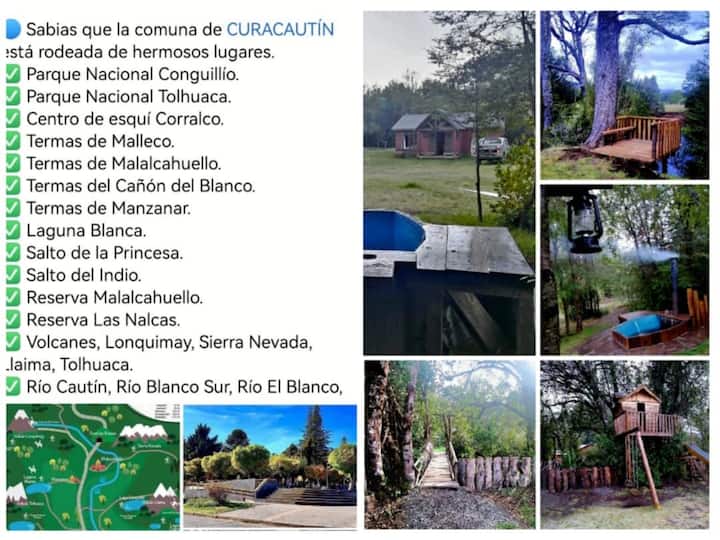 Cabañas Agua - Curacautín