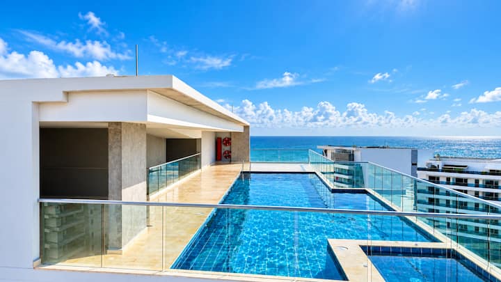 Luxury Near The Ocean | Pool + Jacuzzi + Rooftop - Cartagena