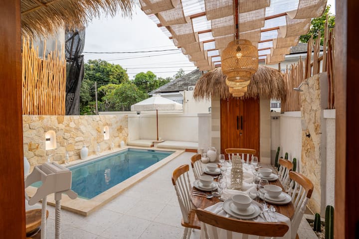 Villa 2br | New Tropical Terrazzo | Private Pool - Uluwatu
