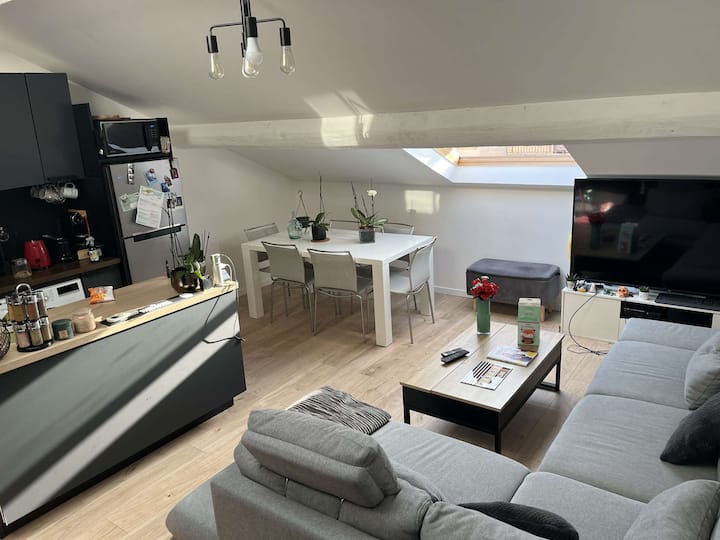 Joli Duplex Proche De La Gare - ibis Cannes Plage La Bocca