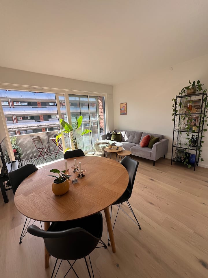 Solrik Og Hyggelig Leilighet På Nørrebro - 코펜하겐