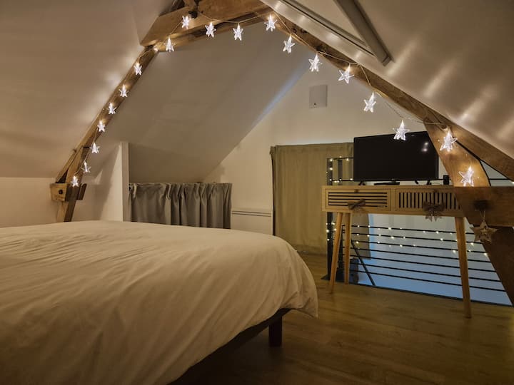 Logement Cosy Décoré Noël - Chocolats Offerts ! - Pontorson