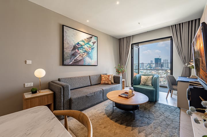 D1 Zenity 5*_3br+ Free Pool/gym/tub  View Bitexco - Ho-Chi-Minh-Stadt