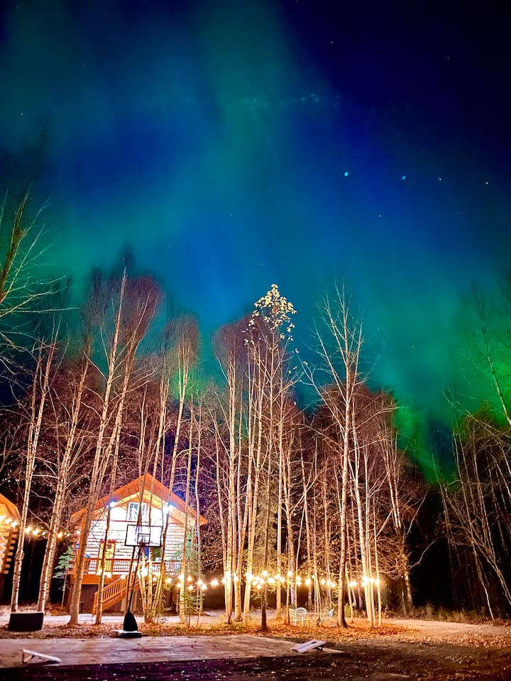 Riverfront, Authentic, Luxury Log Cabin-bull Moose - Alaska