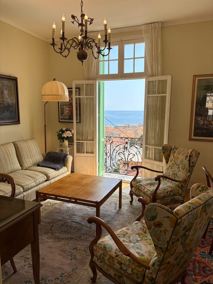 Panoramic Sea-view, Private Parking In Quiet Area - Menton