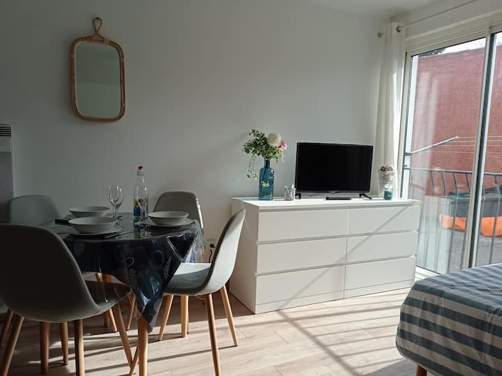 Appartement Les Carabins Climatisé/proche Commerce - Plage de Fos-sur-Mer