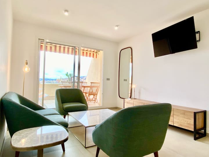 Mansfield Vue Carte Postale Ii - Menton