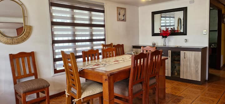 Cabañas Monte Blanco - Casa Hasta 15+ Personas - El Tabo