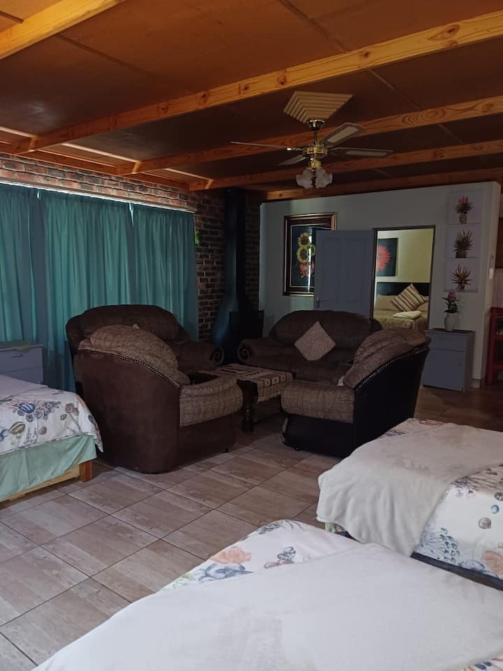 Cura Lodge
 128 Pellissier Drive.
From R650 P Room - Bloemfontein