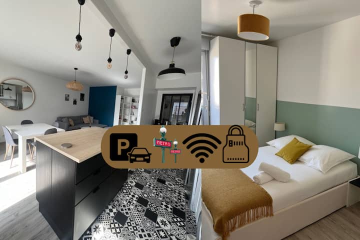 Appartement Confortable Avec Parking Et Métro - ibis Budget Paris Nord 18ème